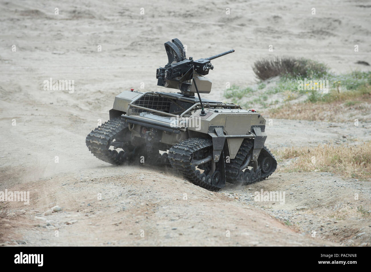 CAMP PENDLETON, Calif. (Apr. 25, 2017) A unmanned vehicle, part of the ...