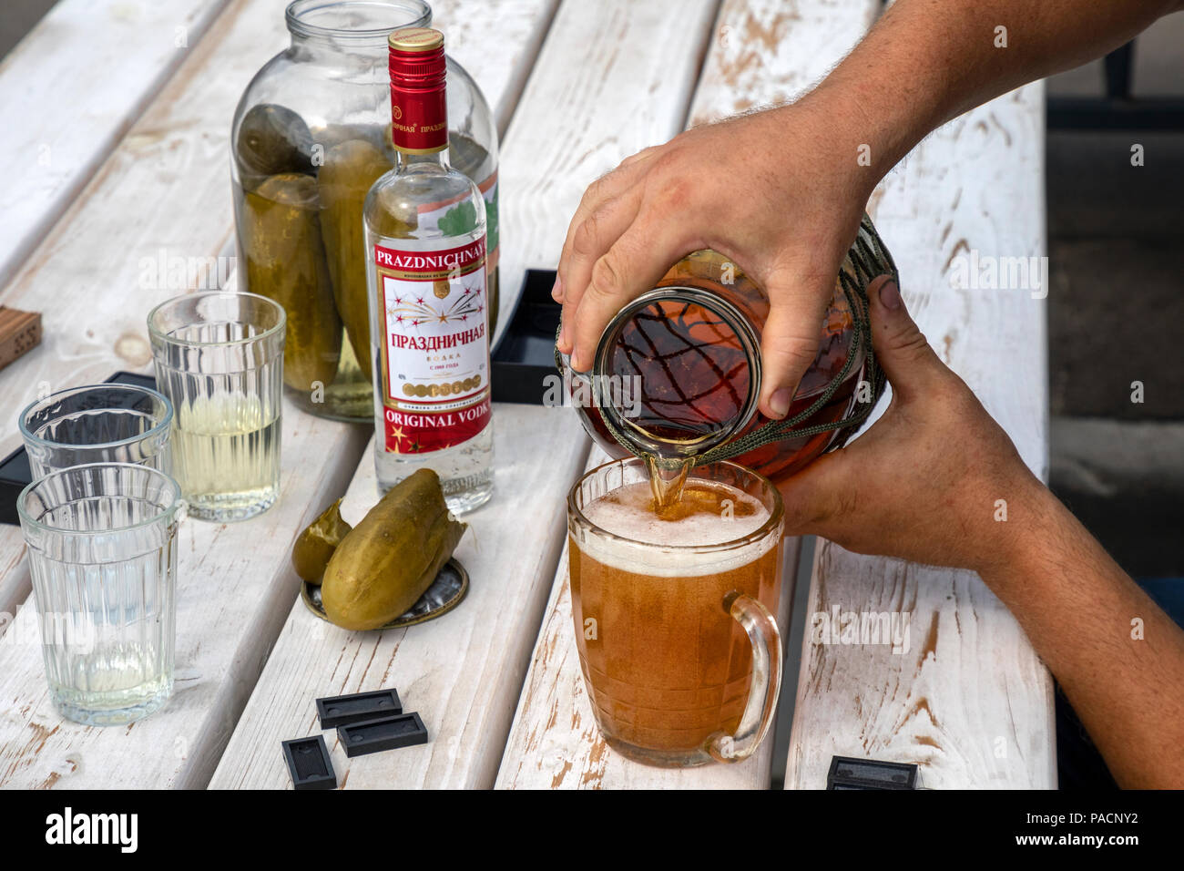 Russian beverage beer hi-res stock photography and images - Alamy