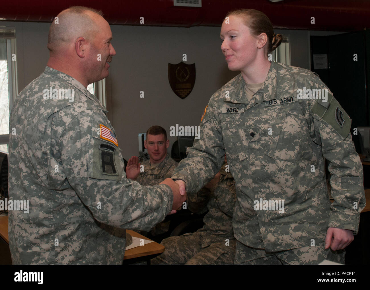 Command Sgt. Maj. Toby Quick, state command sergeant major, Vermont ...