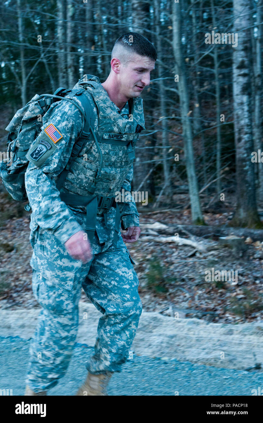U.S. Army Sgt. John Napier, vertical construction engineer, Detachment ...