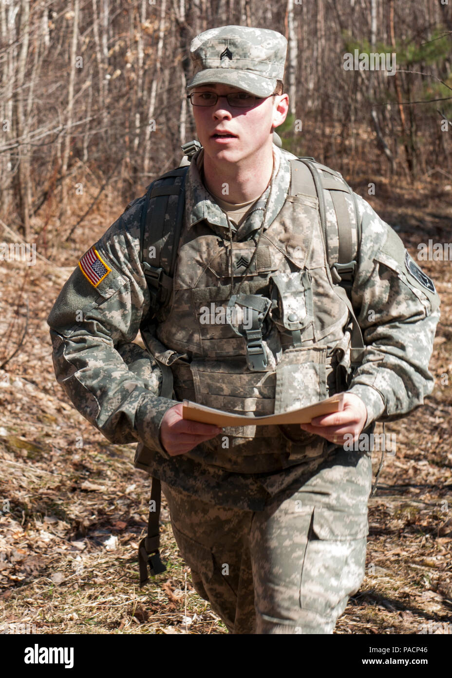 U.S. Army Sgt. Jameson Ringey, heavy equipment operator, Bravo Company ...