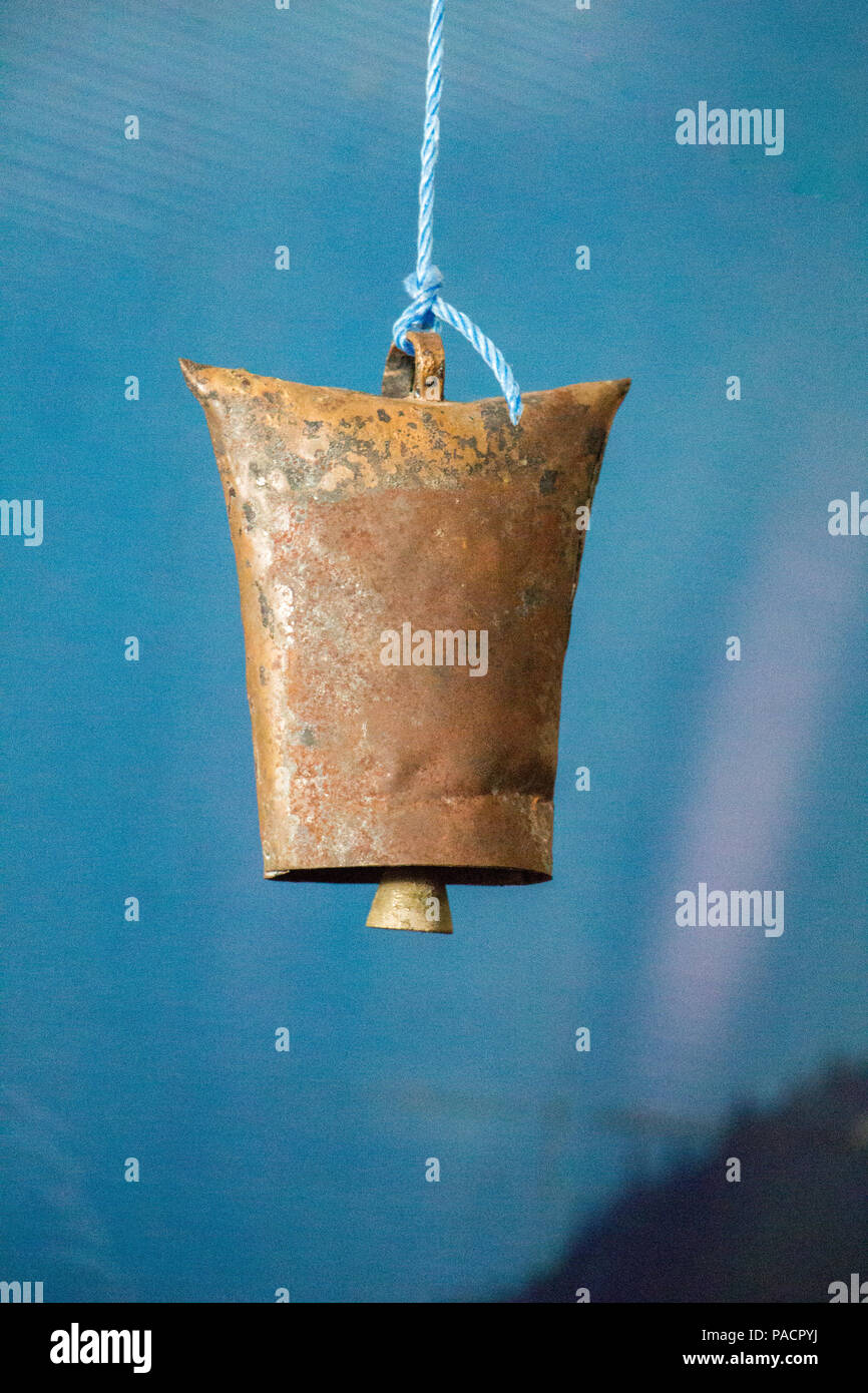 antique old style retro metal bell Stock Photo - Alamy