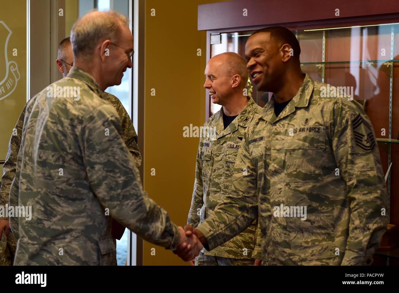 Chief Master Sgt. Tracy Washington, 779th Medical Group superintendent ...