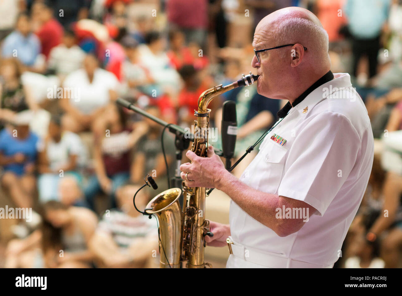 BALTIMORE (July 4, 2017) Senior Chief Musician Steve Williams, of ...