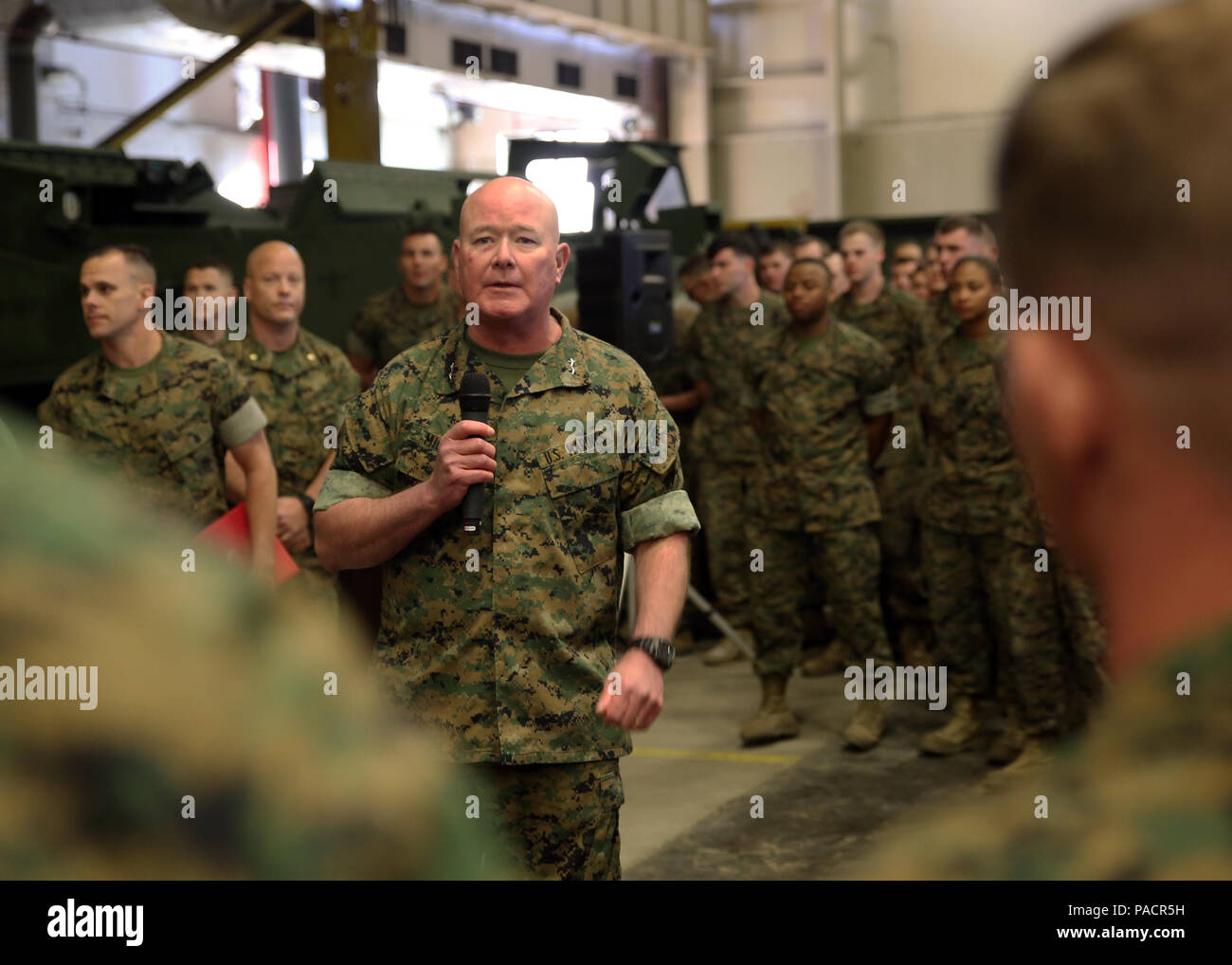 Maj. Gen. Walter L. Miller Jr., the commanding general of II Marine ...