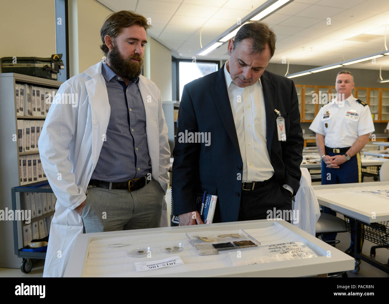 U.S. Ambassador to the Kingdom of Cambodia William Heidt examines ...