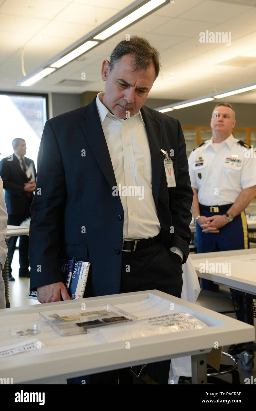 U.S. Ambassador to the Kingdom of Cambodia William Heidt examines ...