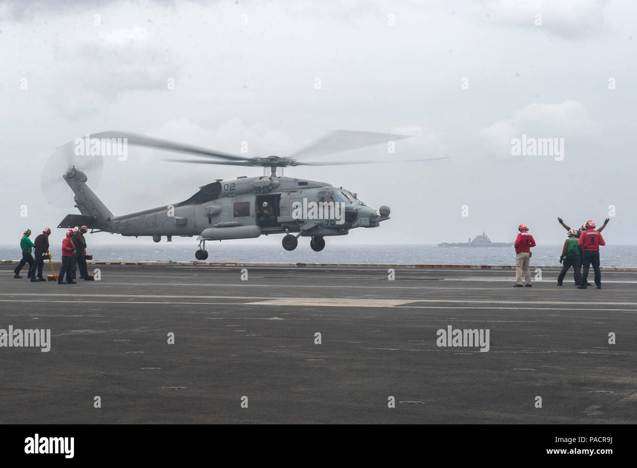OF BENGAL (July 17, 2017) An MH-60S Sea Hawk helicopter assigned to the ...