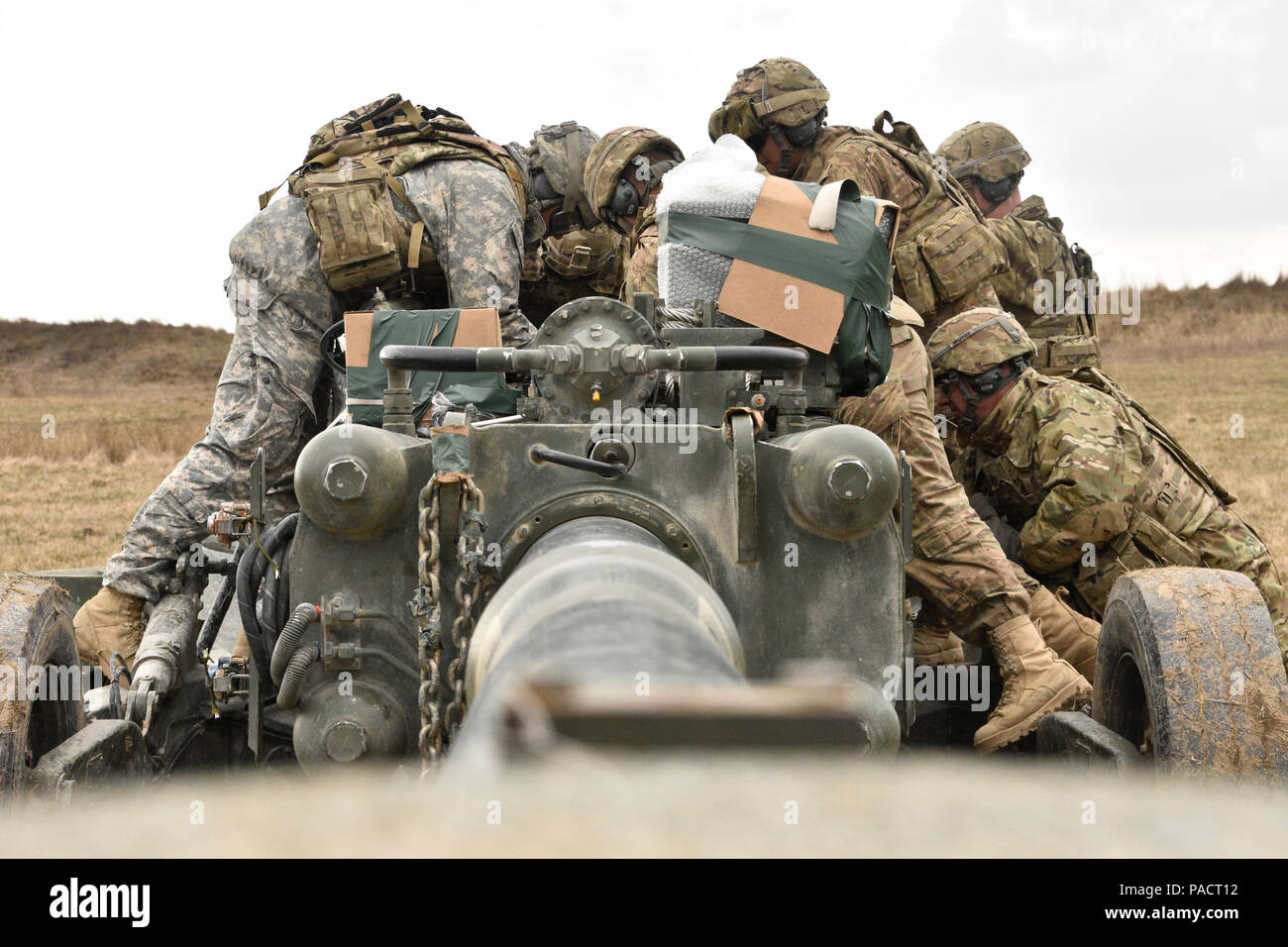 Troopers assigned to Archer Battery, Field Artillery Squadron, 2nd ...