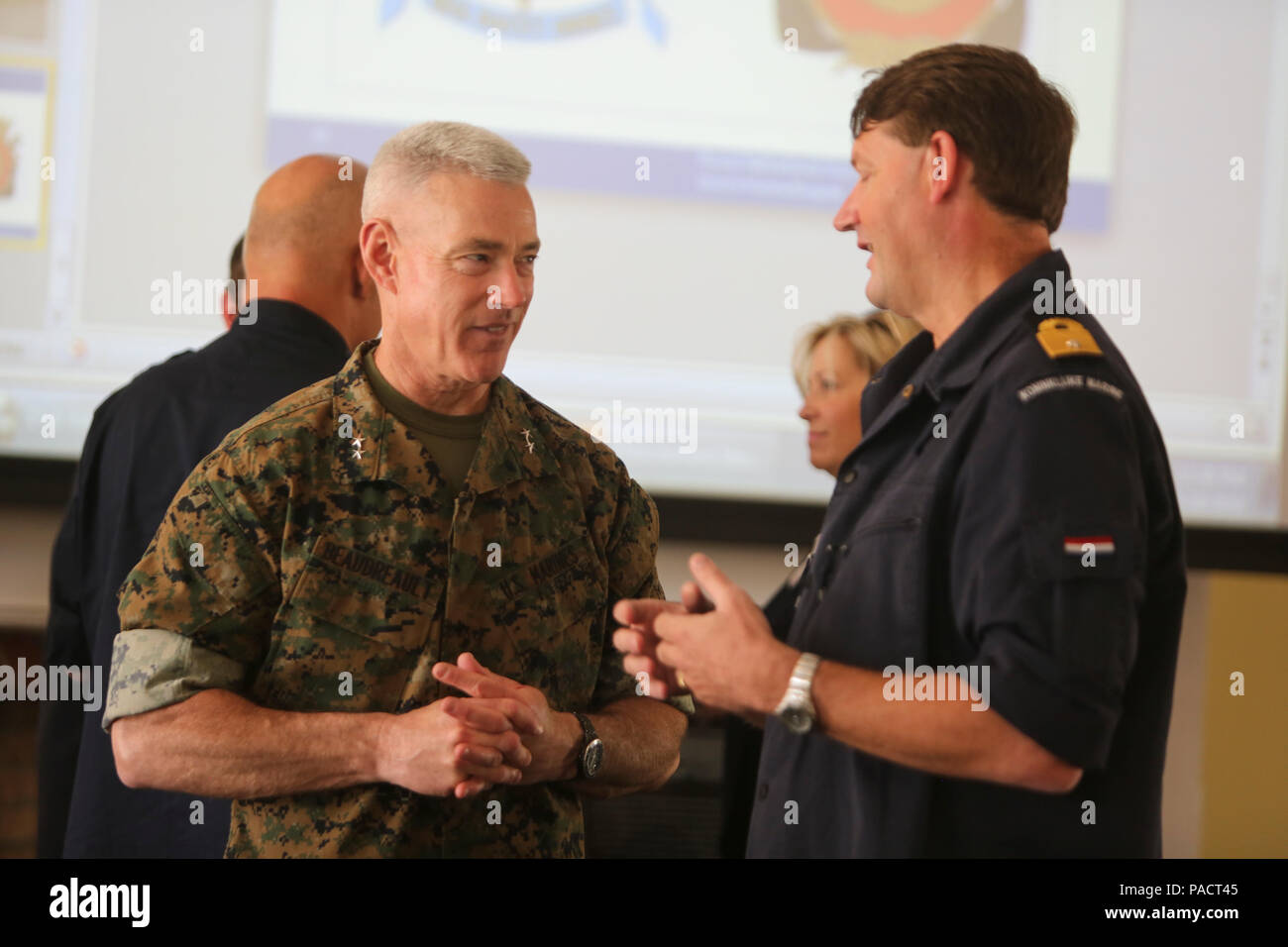 Major General Brian Beaudreault, the 2nd Marine Division Commanding ...