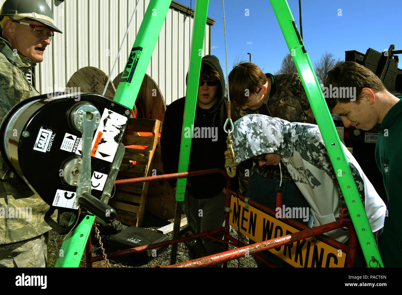 Staff Sgt. Frederick Becker, of the 270th Engineering Installation ...