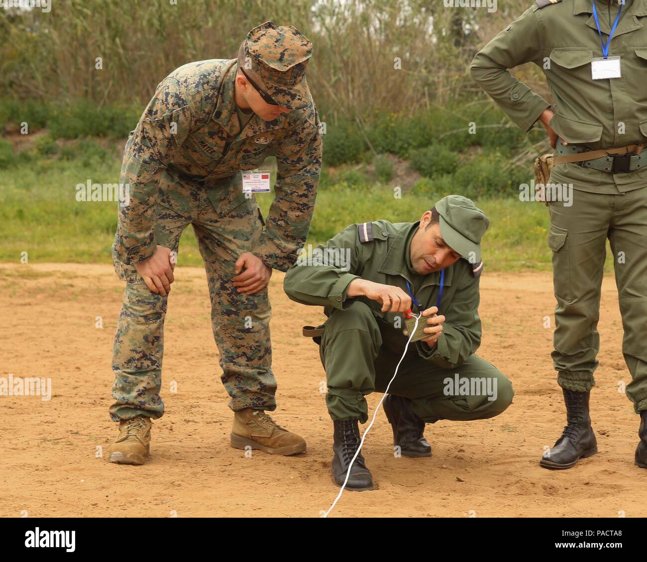 U.S. Marine Staff Sgt. Phil Mayer, an explosive ordnance disposal ...