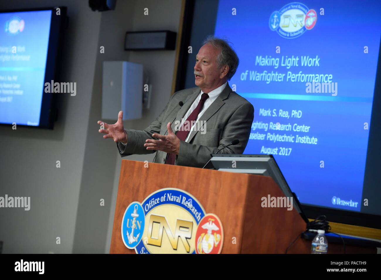 ARLINGTON, Va. (Aug. 22, 2017) Dr. Mark S. Rea, professor of ...