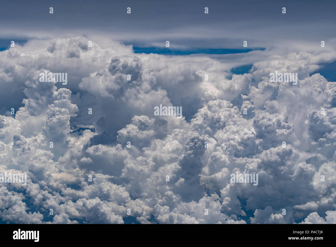 Storm clouds as viewd from an aircraft window Stock Photo - Alamy
