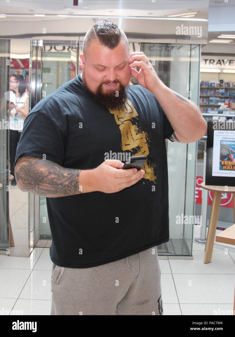 Eddie 'The Beast' Hall book signing in Chester, United Kingdom ...