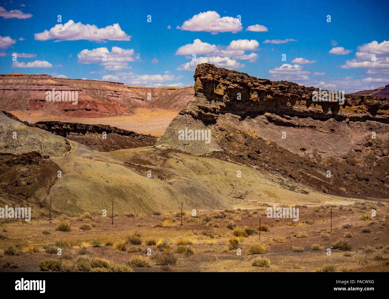 Arizona, USA. 30th May, 2018. The Painted Desert and the Echo Cliffs of ...