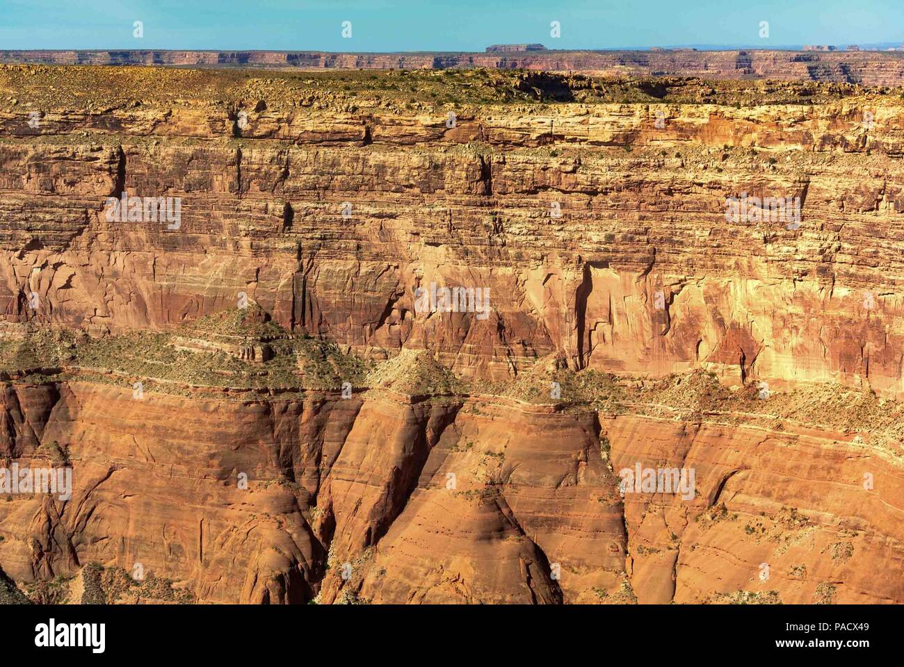May 31, 2018 - Arizona & Utah, US - In a scenic aerial photo, we see ...