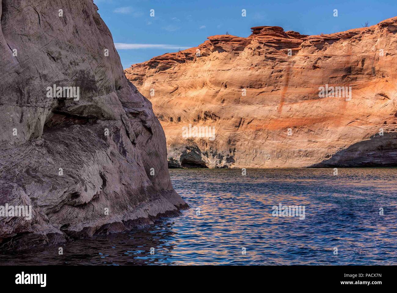 Arizona, USA. 31st May, 2018. Bending and curving, colorful narrow ...
