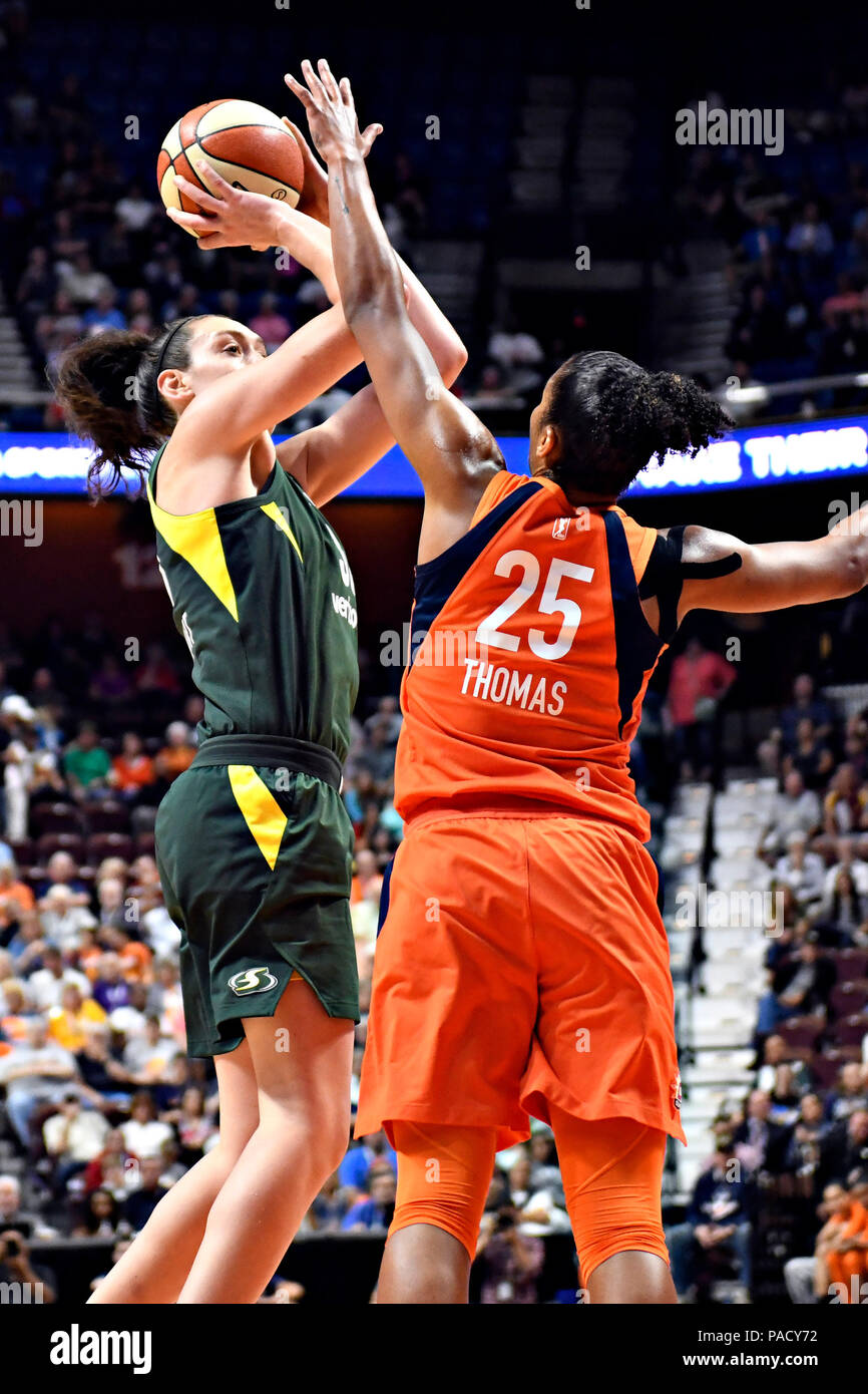 Connecticut, USA. 20th July, 2018. Seattle Forward, Breanna Stewart ...