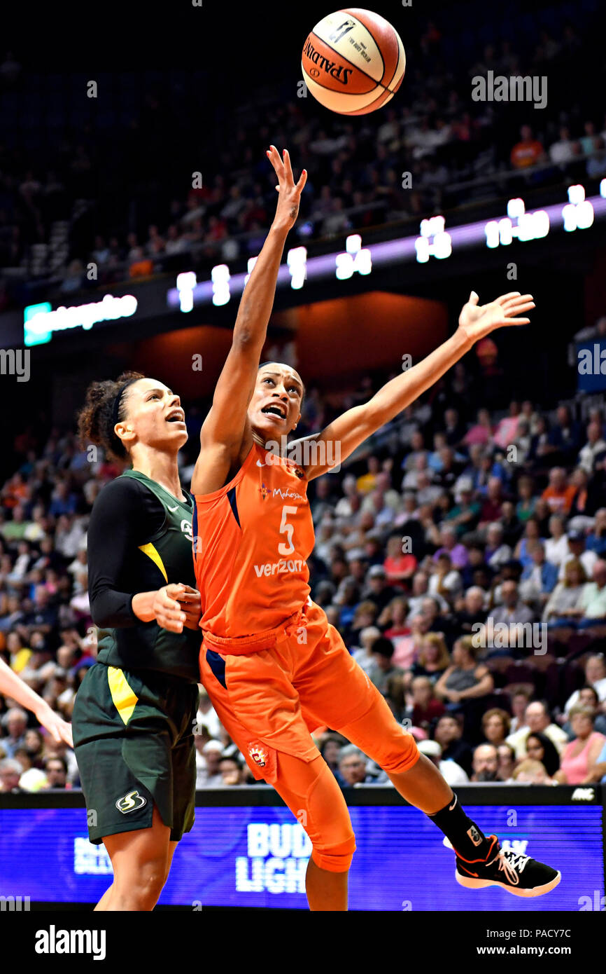 Connecticut, USA. 20th July, 2018. Connecticut Guard, Jasmine Thomas ...