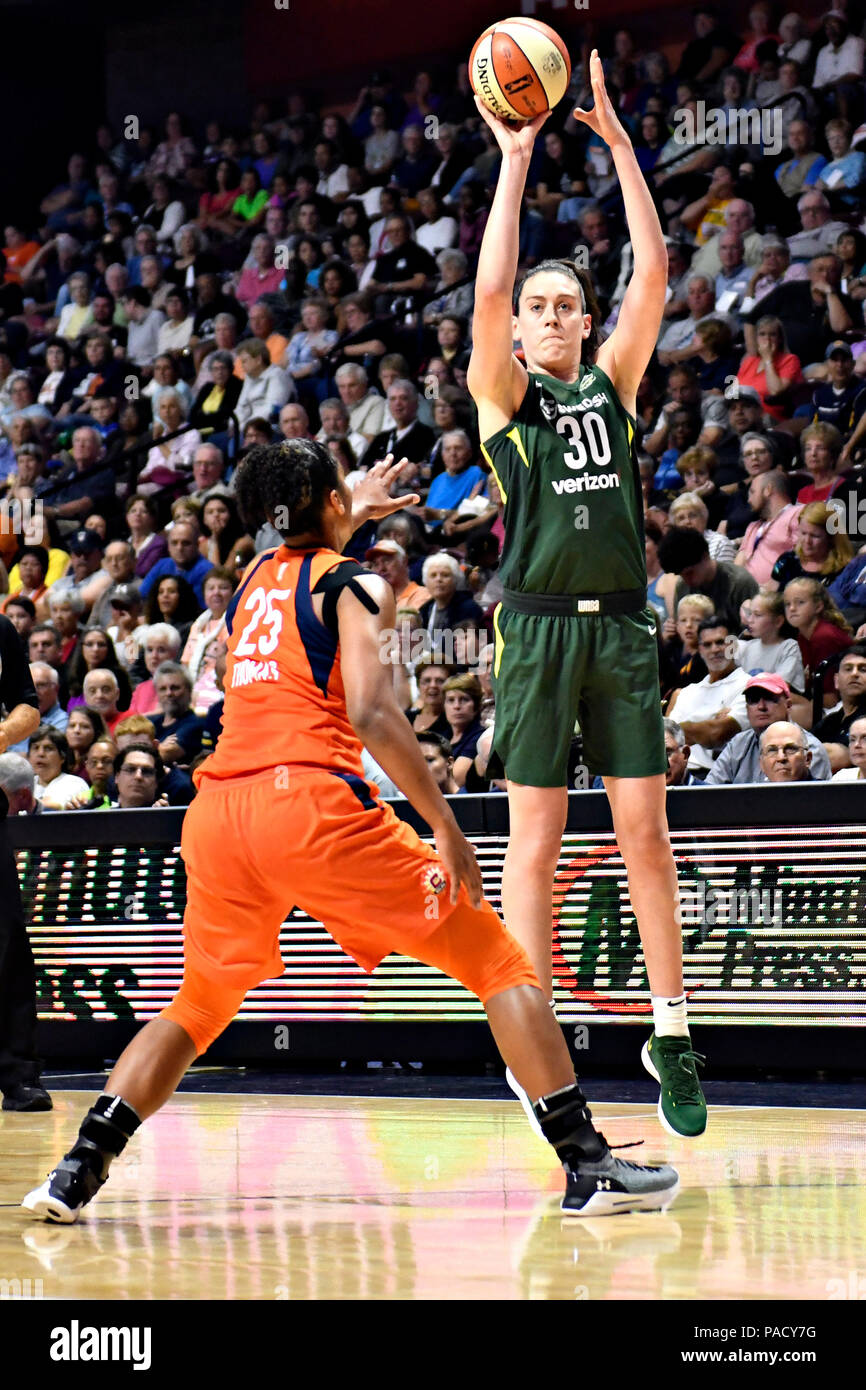 Connecticut, USA. 20th July, 2018. Seattle Forward, Breanna Stewart ...