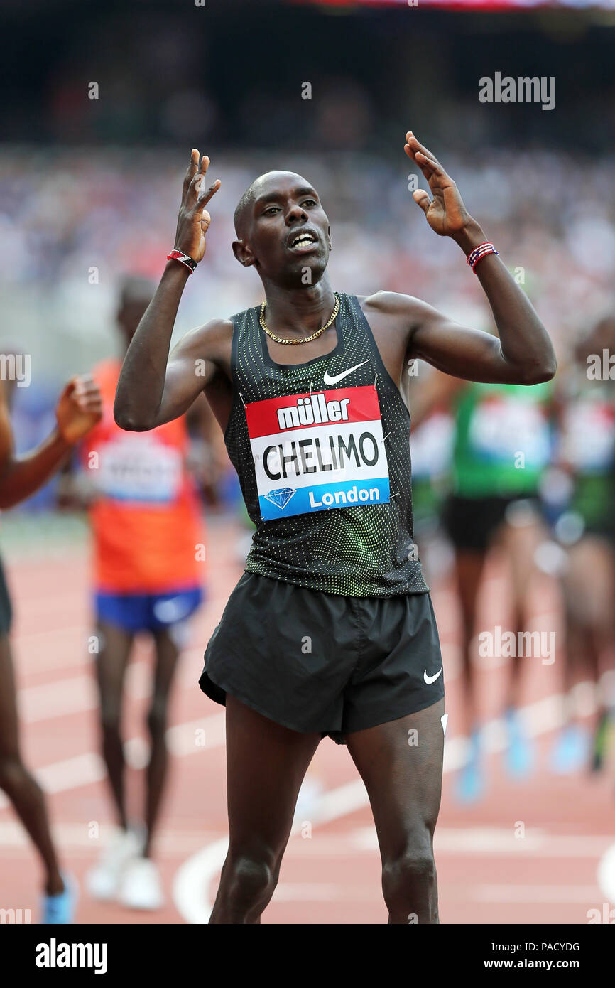London, UK. 21st July 18. Paul CHELIMO (United States of America ...
