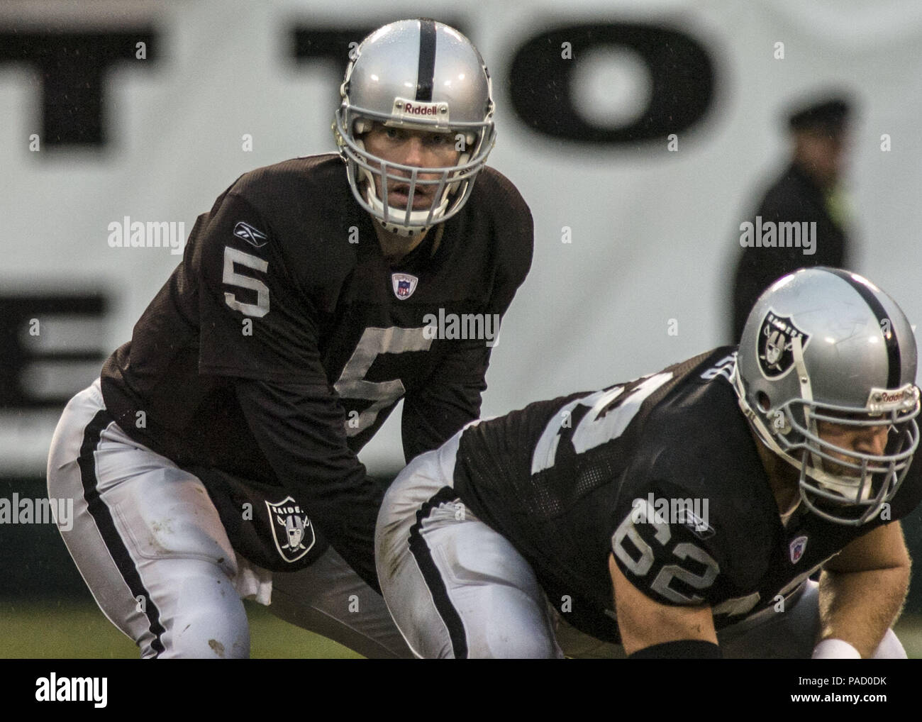 Oakland, California, USA. 18th Dec, 2005. Oakland Raiders quarterback ...