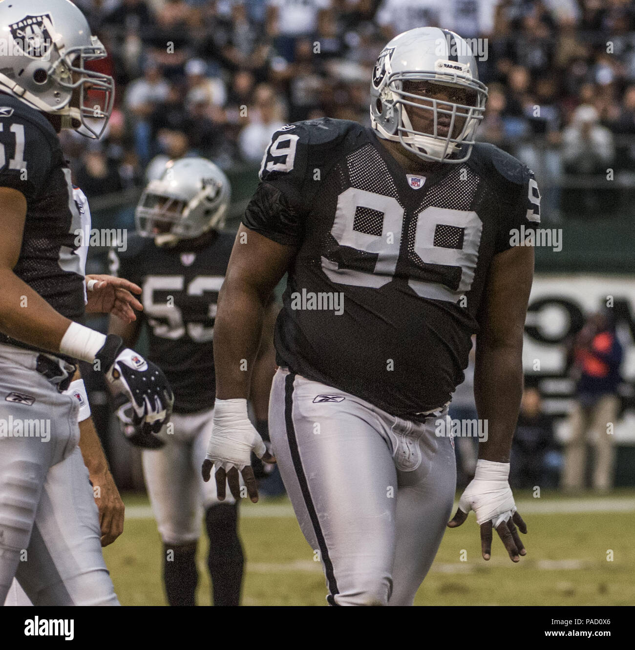 Warren sapp raiders hi-res stock photography and images - Alamy