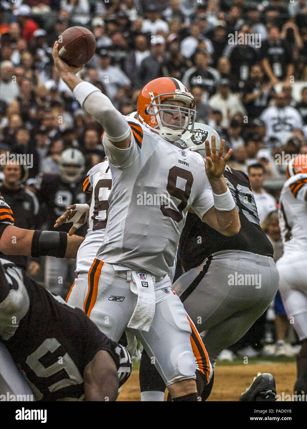 Oakland, California, USA. 1st Oct, 2006. Cleveland Browns quarterback ...