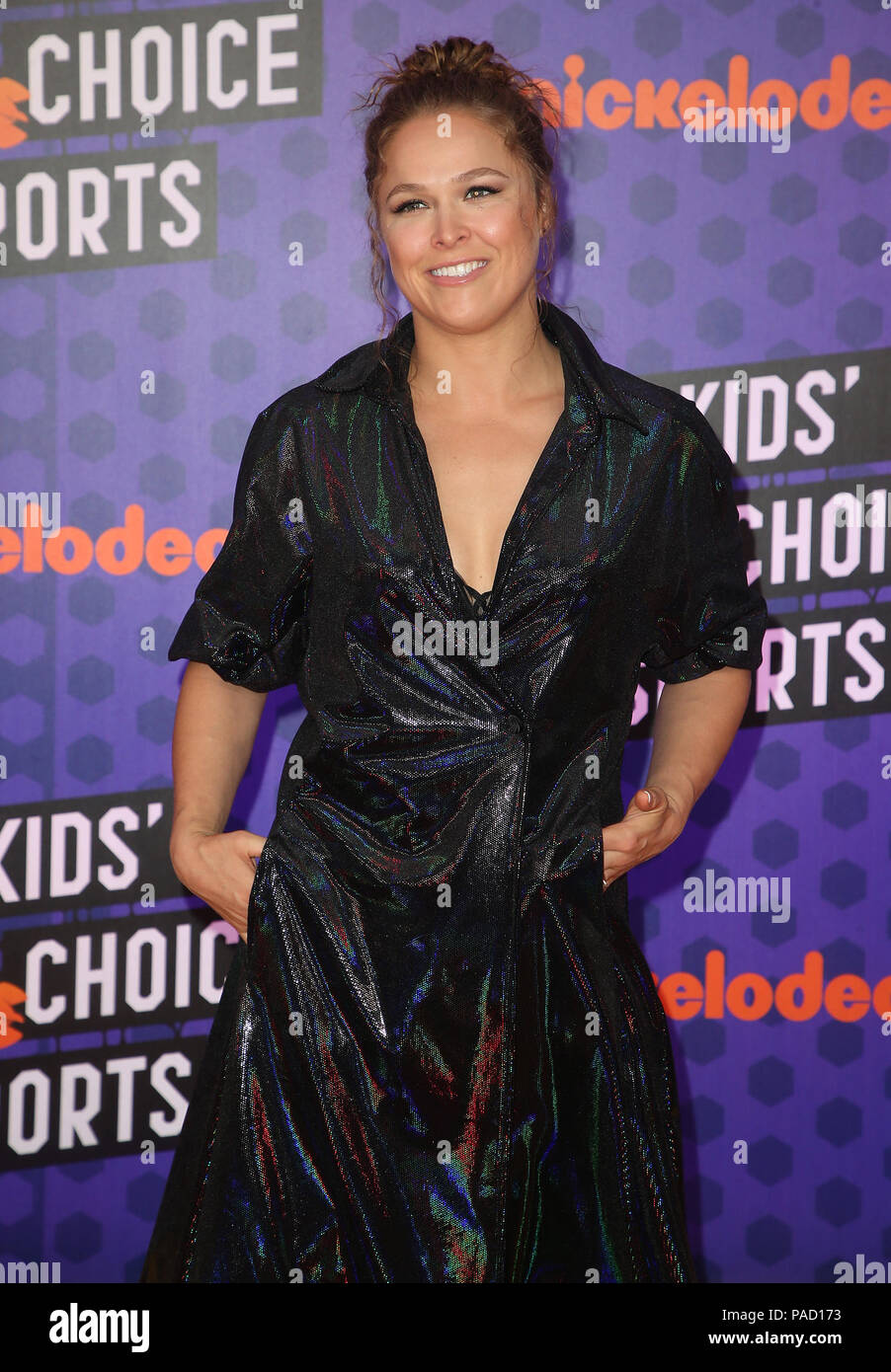 19 July 2018 - Santa Monica, California - Ronda Rousey. Nickelodeon ...