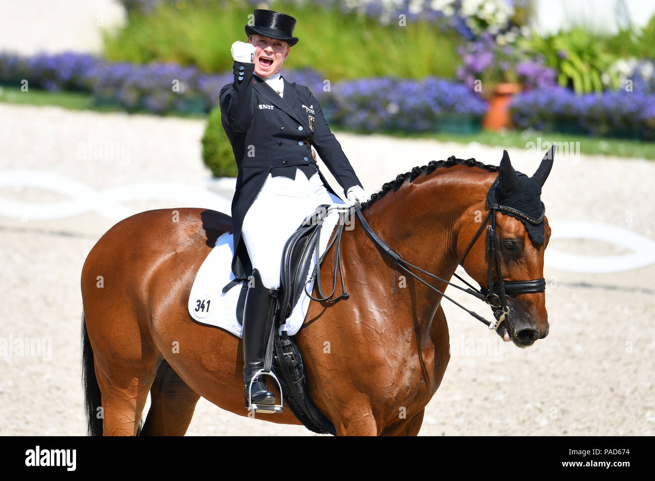 Germany, Aachen. 22nd July, 2018. CHIO, equestrian, dressage, grand ...