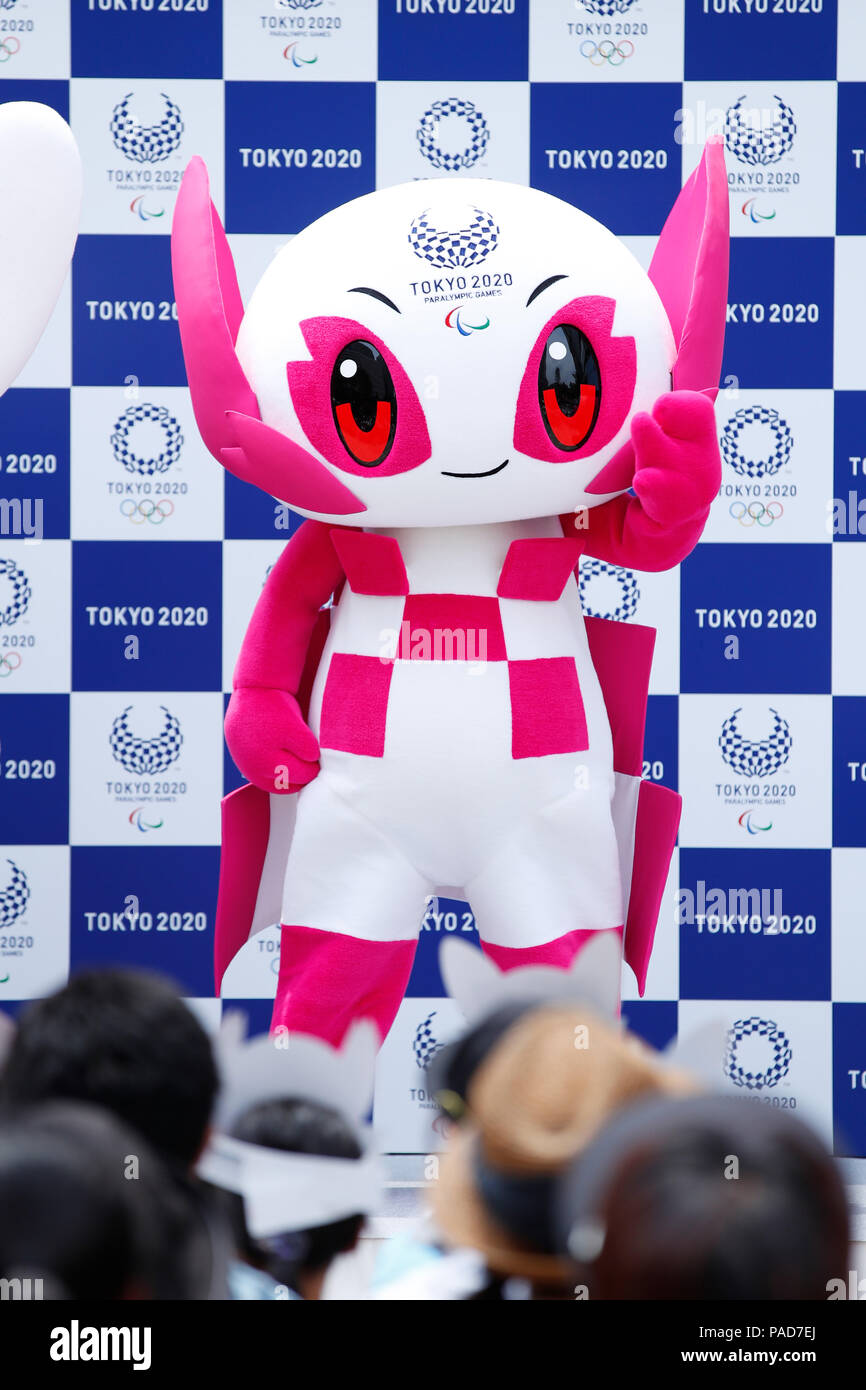 Tokyo olympic 2020 mascot miraitowa and someity hi-res stock ...