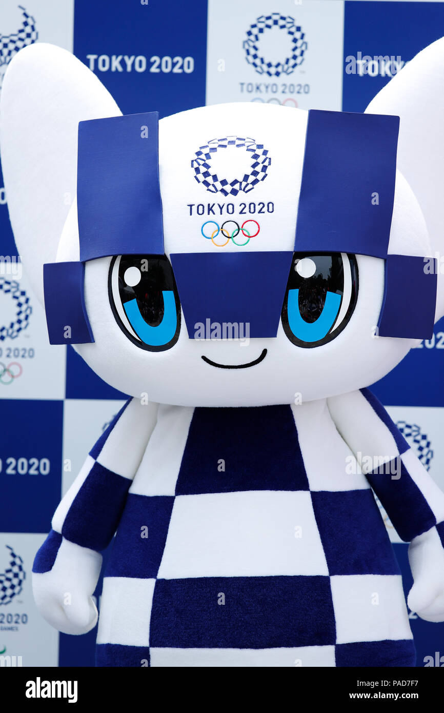 Tokyo olympic 2020 mascot miraitowa and someity hi-res stock ...