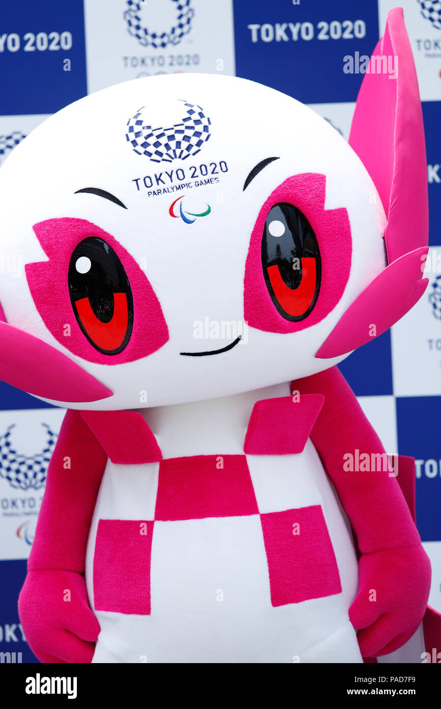 Tokyo olympic 2020 mascot miraitowa and someity hi-res stock ...