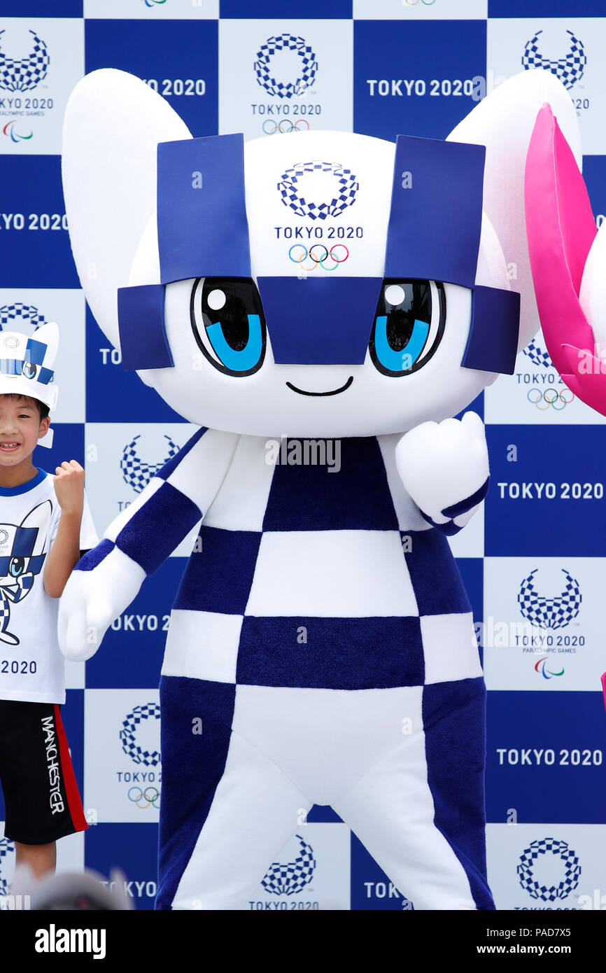Tokyo olympic 2020 mascot miraitowa and someity hi-res stock ...