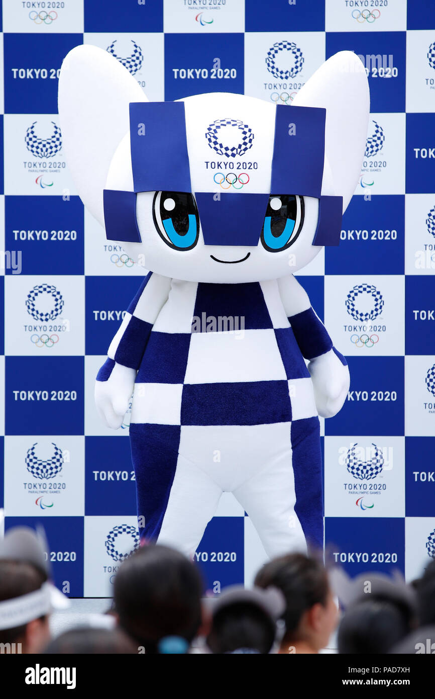 Tokyo olympic 2020 mascot miraitowa and someity hi-res stock ...