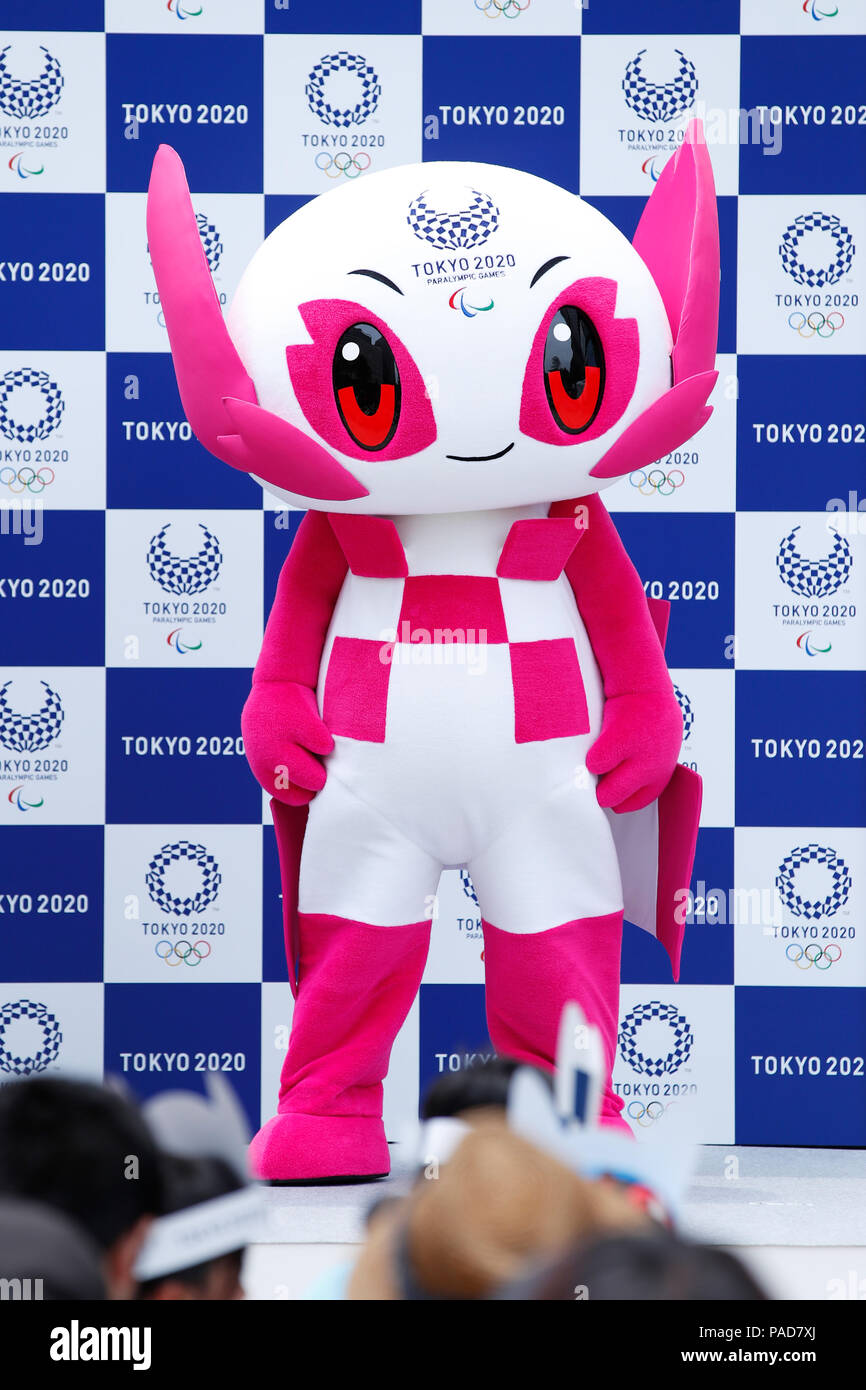 Tokyo olympic 2020 mascot miraitowa and someity hi-res stock ...