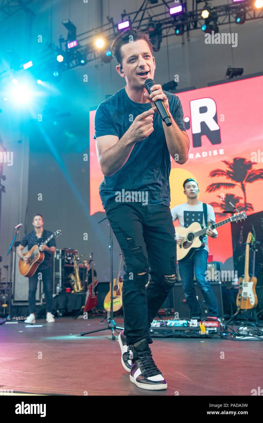 July 21, 2018 - Chicago, Illinois, U.S - MARC ROBERGE of O.A.R. during ...