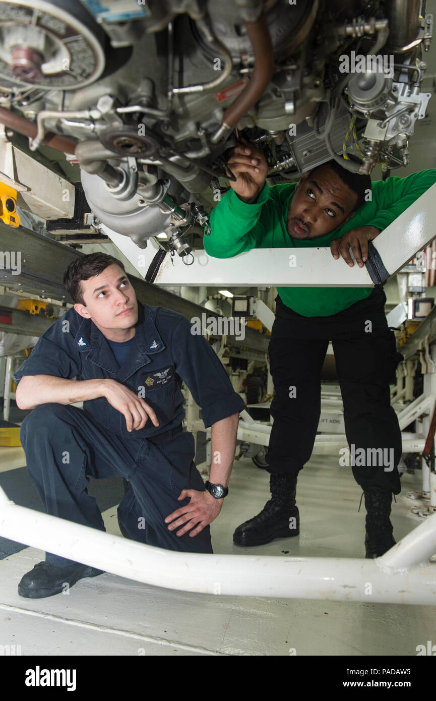 160323-N-EO381-013 ATLANTIC OCEAN (March 23, 2016) Aviation Machinist's ...