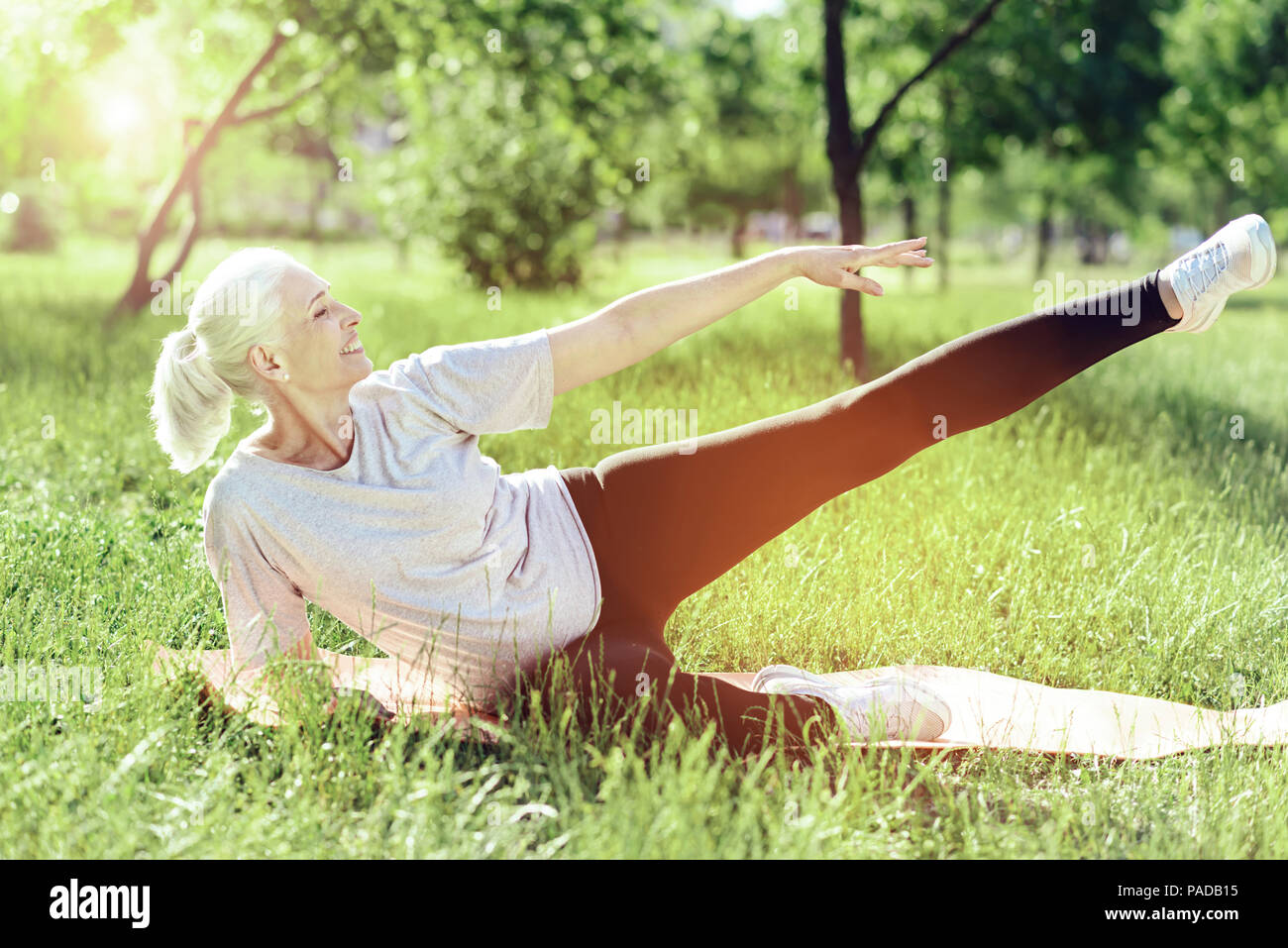 Trying exercise hi-res stock photography and images - Alamy