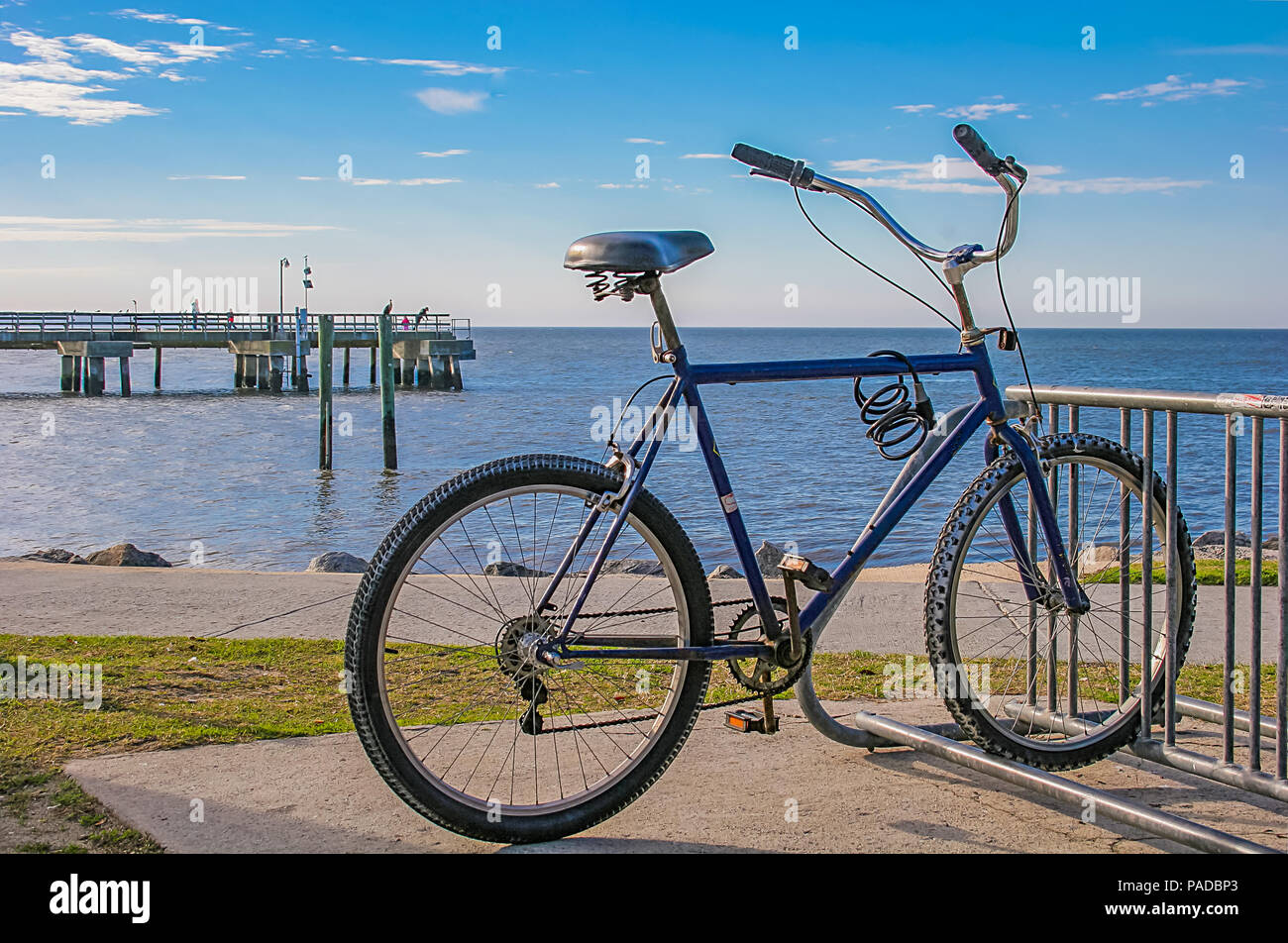 Bike on the Beach Stock Photo - Alamy