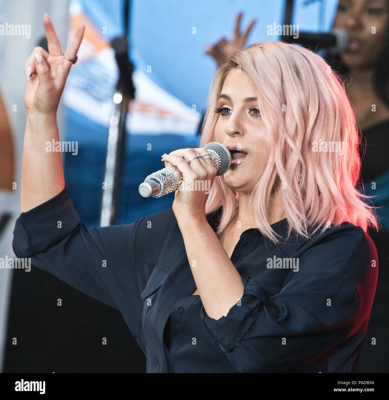 New York, NY, USA. 15th May, 2018. American Singer-Songwriter Meghan ...