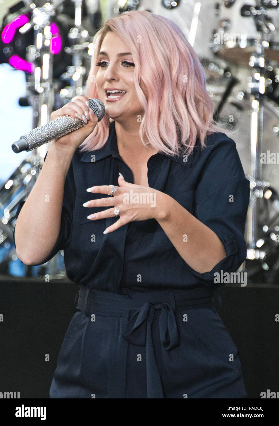 New York, NY, USA. 15th May, 2018. American Singer-Songwriter Meghan ...