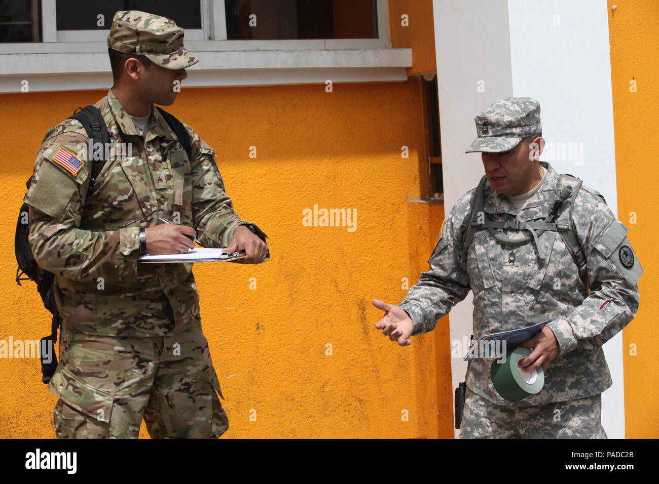 U.S. Army Master Sgt. Andres Canales with the 71st Theatre Information ...