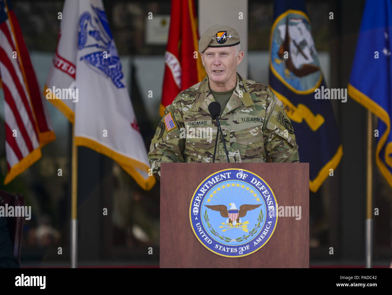 After assuming command of USSOCOM at MacDill Air Force Base, Florida ...