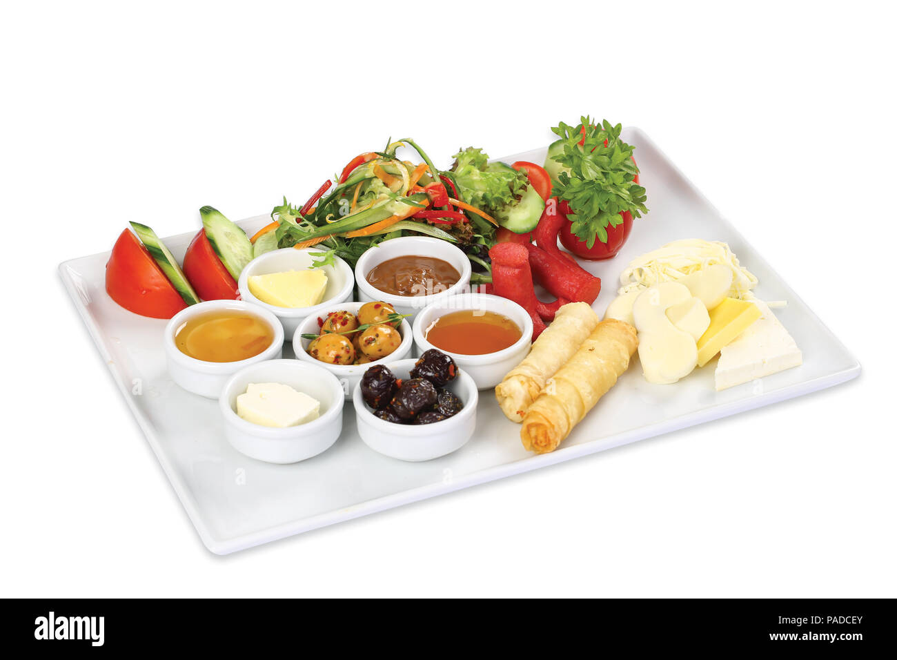 Traditional Turkish breakfast Stock Photo - Alamy