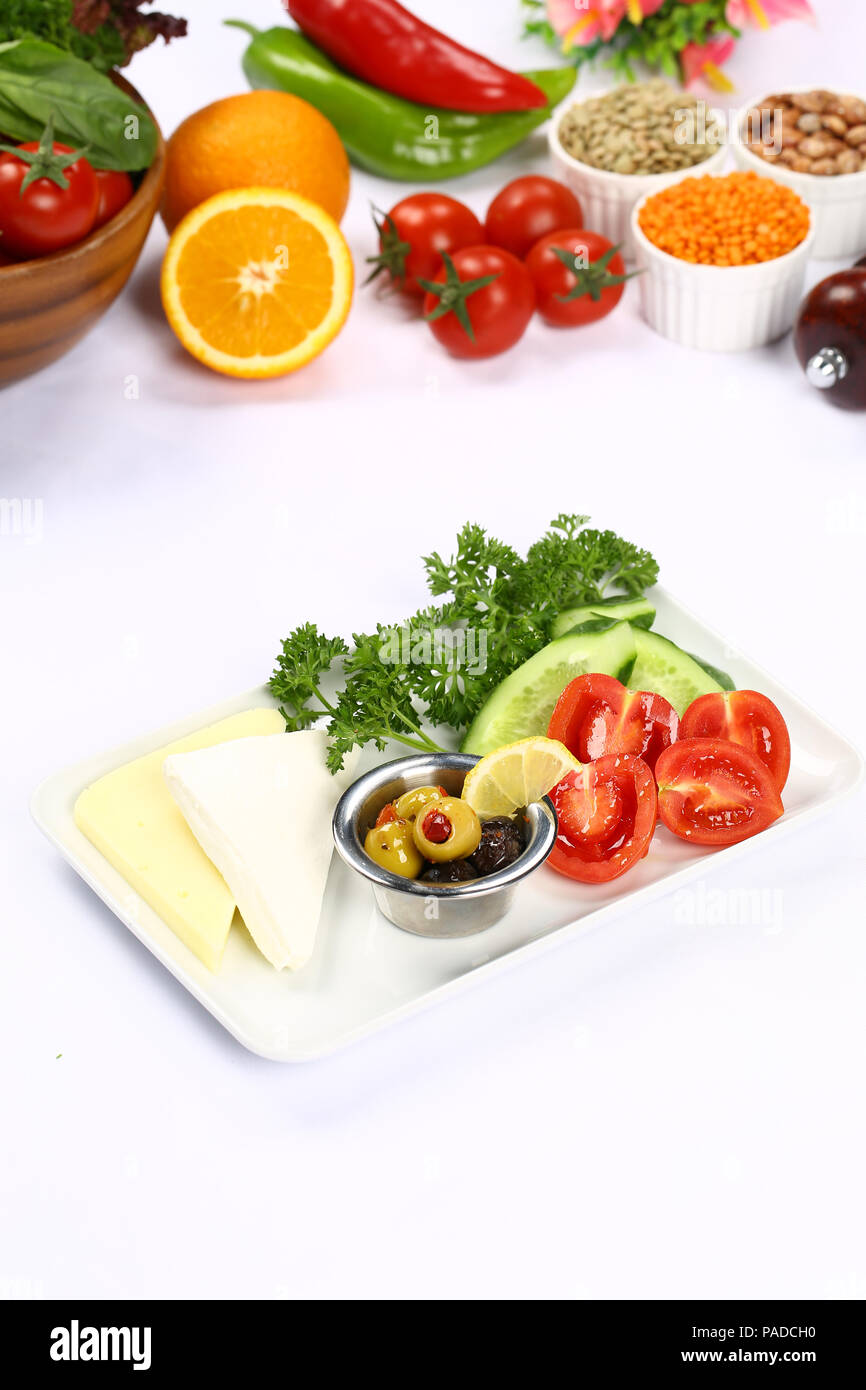 Traditional Turkish breakfast Stock Photo - Alamy