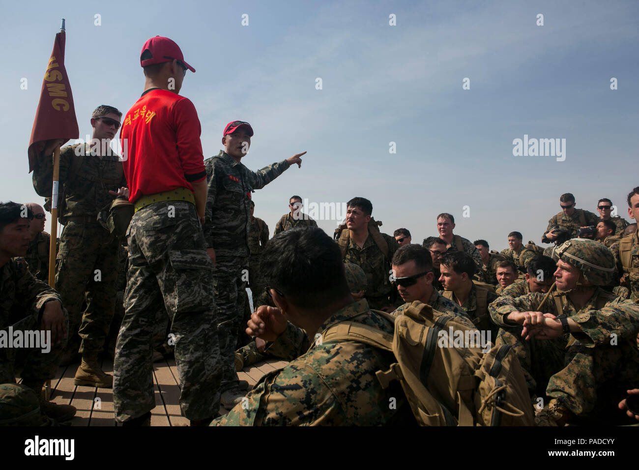 Republic of Korea (ROK) marines with Ranger Battalion, 2nd Marine ...