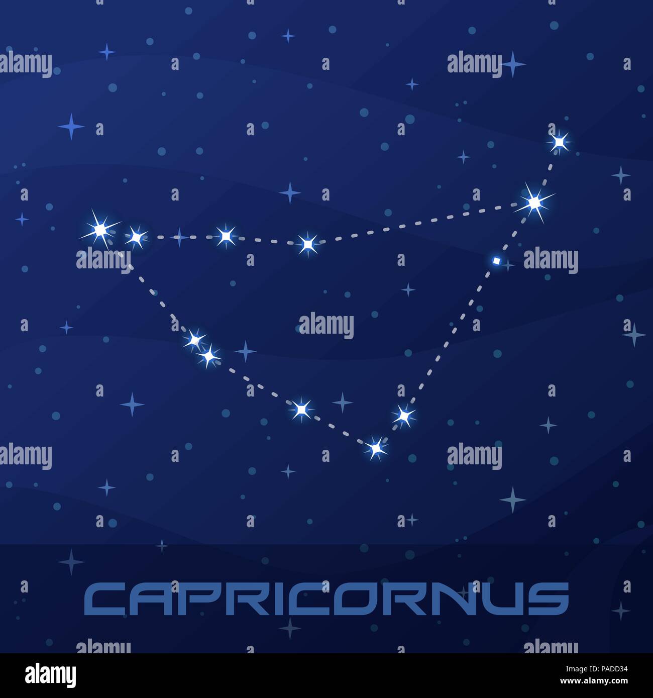 Capricornus constellation hi-res stock photography and images - Alamy