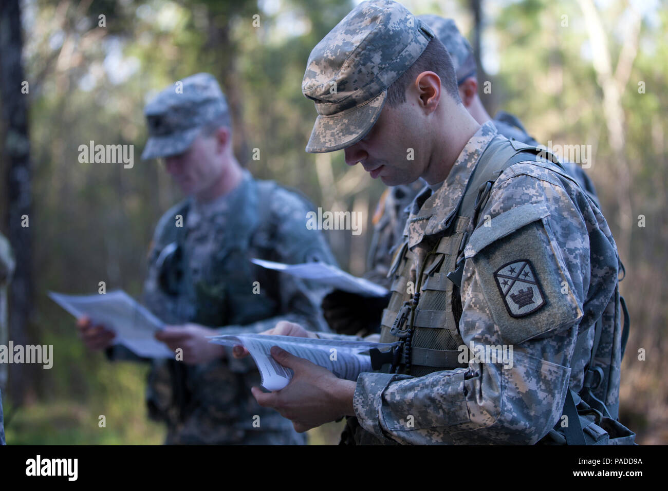 Soldiers competing in the Best Warrior Competition begin the land ...